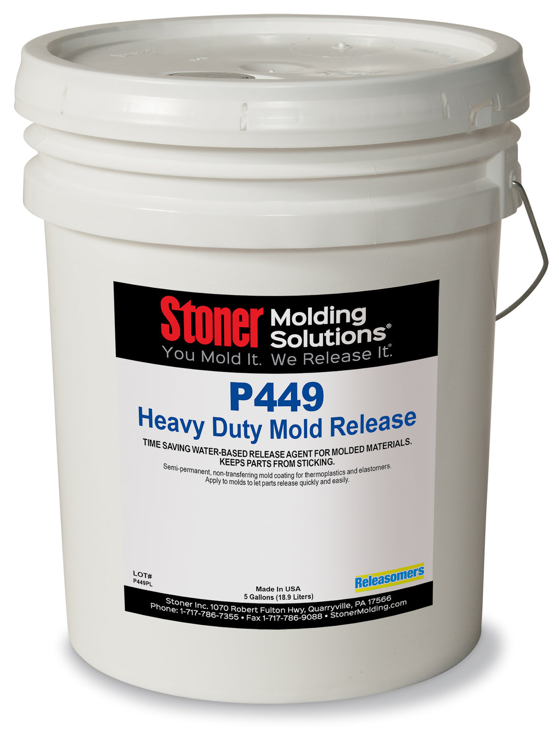 Heavy Duty Mold Release, Stoner P449 (5 Gallon Pail) - ST81016-PL ...